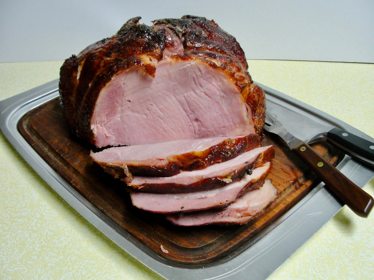 Maple-Glazed Baked Ham – Courage in the Kitchen
